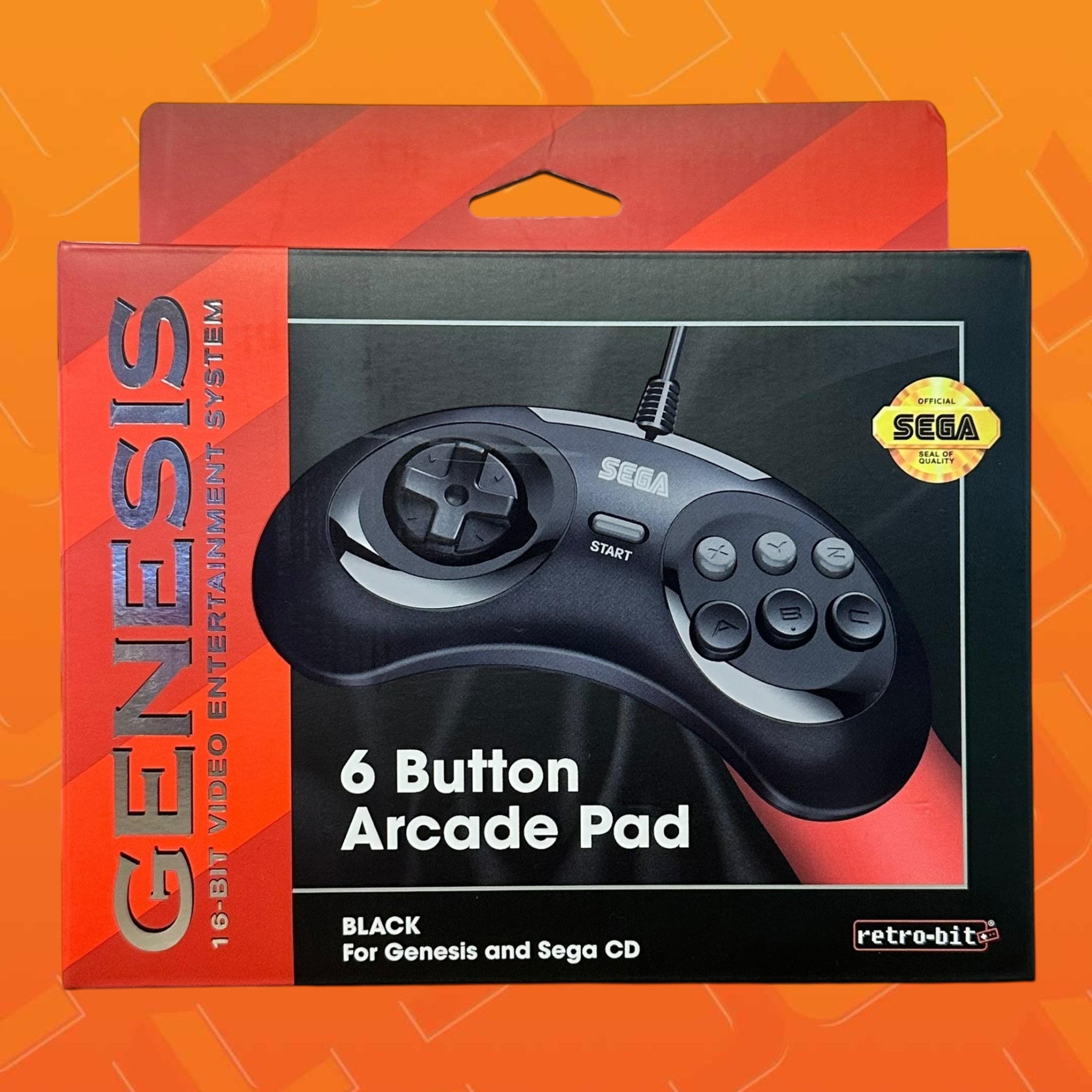 Sega Genesis 6 Button Controller – Lost Levels Online Shop